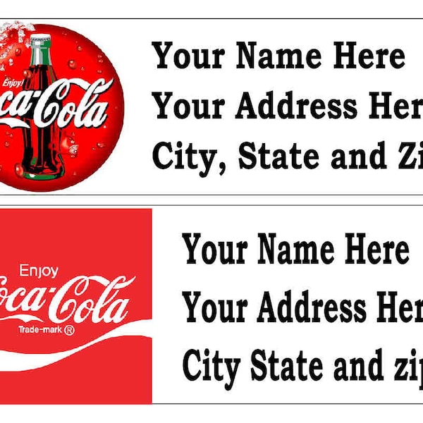 Coke Labels - Etsy