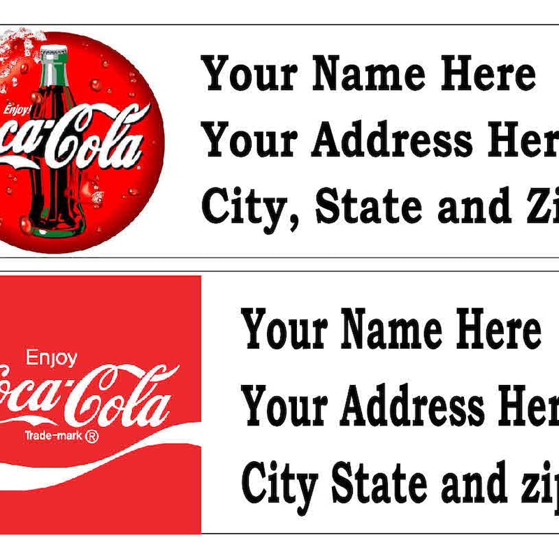Coke Labels - Etsy