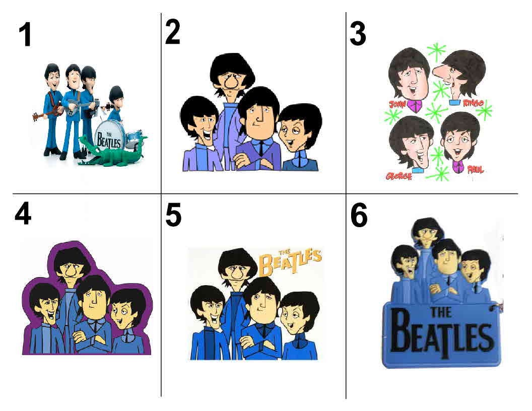 60 THE BEATLES CARTOON Return Address Labels.... Many Choices....free ...