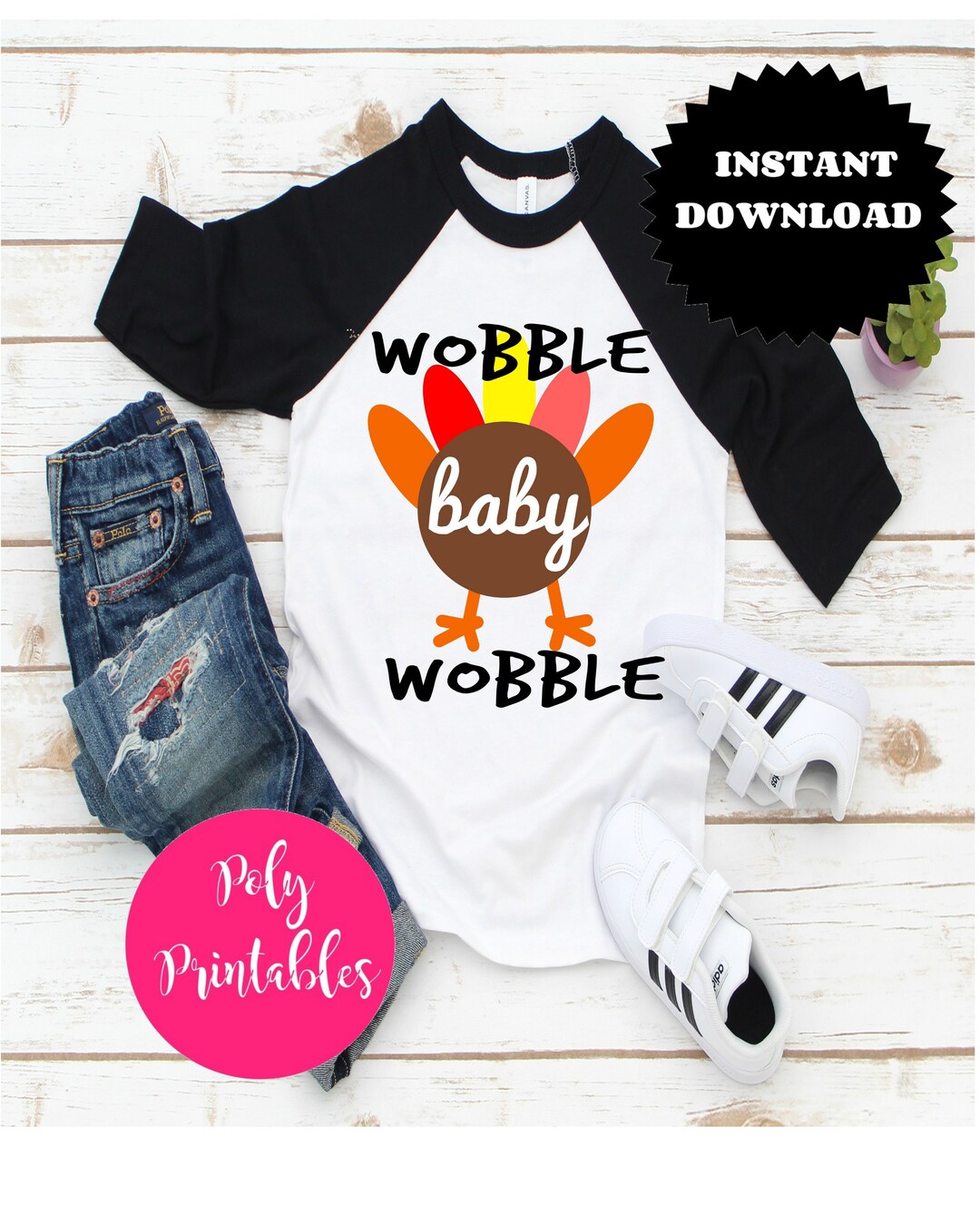 Thanksgiving Png Design, Wobble Baby Wobble, Transparent Png File for ...