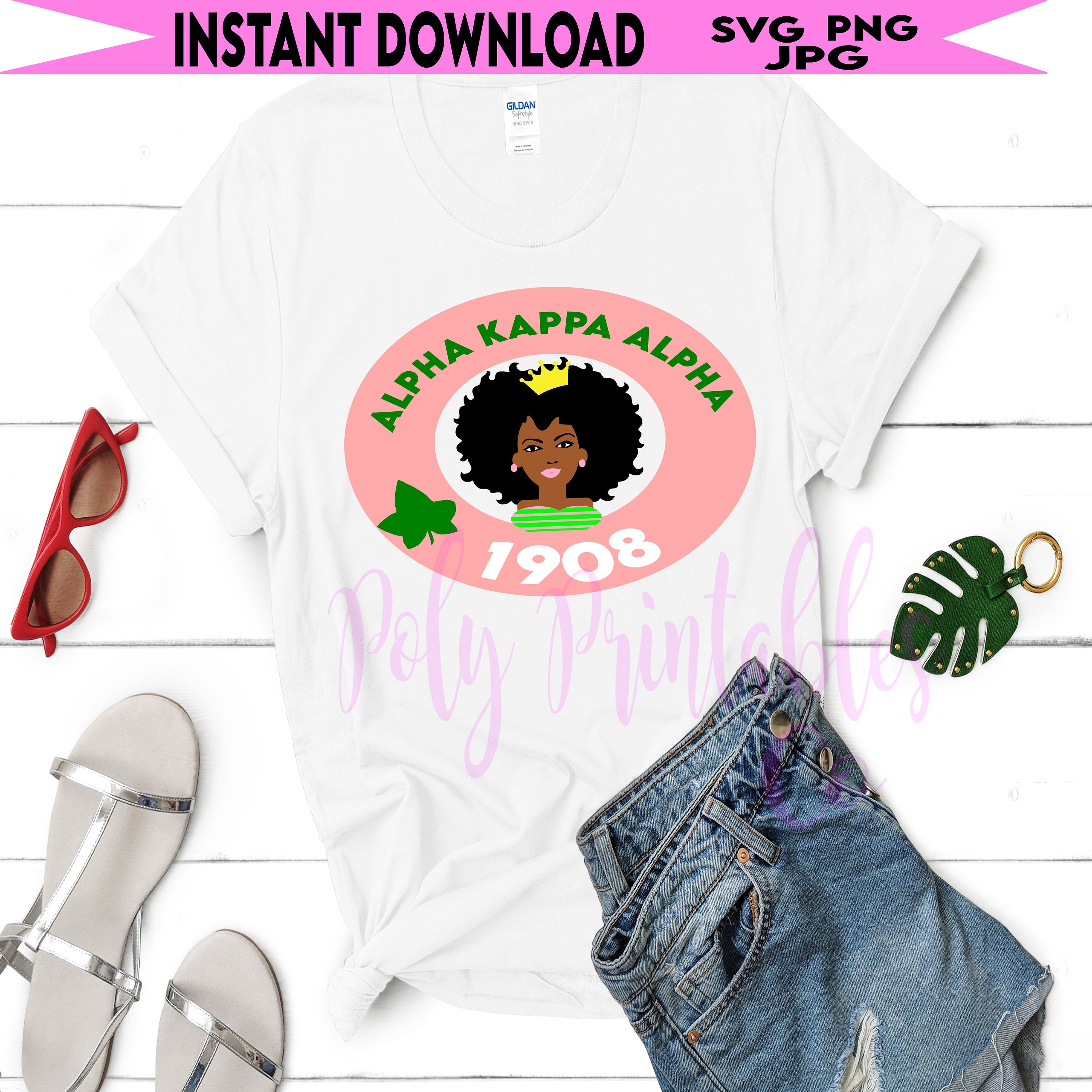Alpha kappa alpha aka 1908 AKA Sorority png sorority svg | Etsy