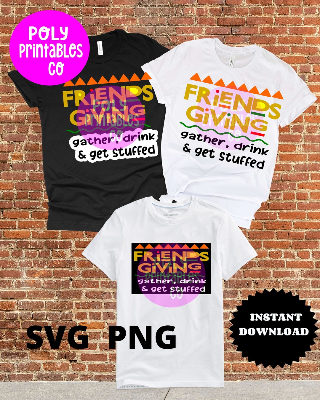 Friendsgiving Svg, Happy Thanksgiving, Thanksgiving Clip Art, Svg for ...