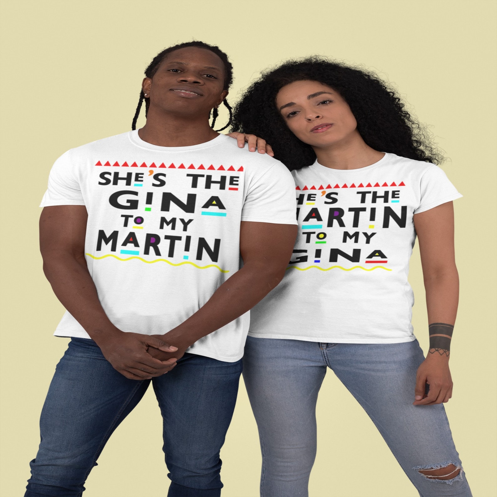 She's the Gina to My Martin He's the Martin to My - Etsy