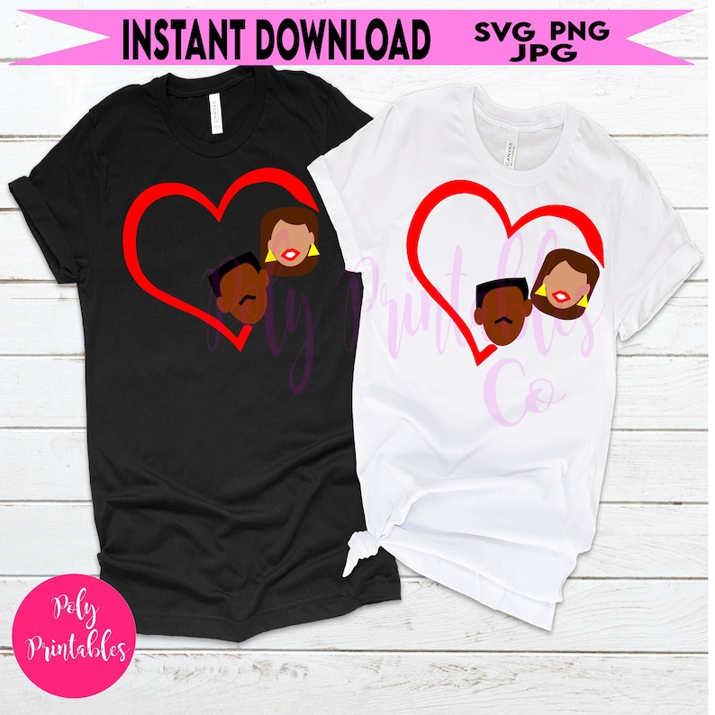 Martin and Gina LOVE Martin Svg Couples Svg Black Couples - Etsy