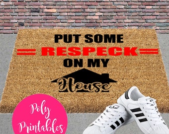 Respect My House Svg - Etsy