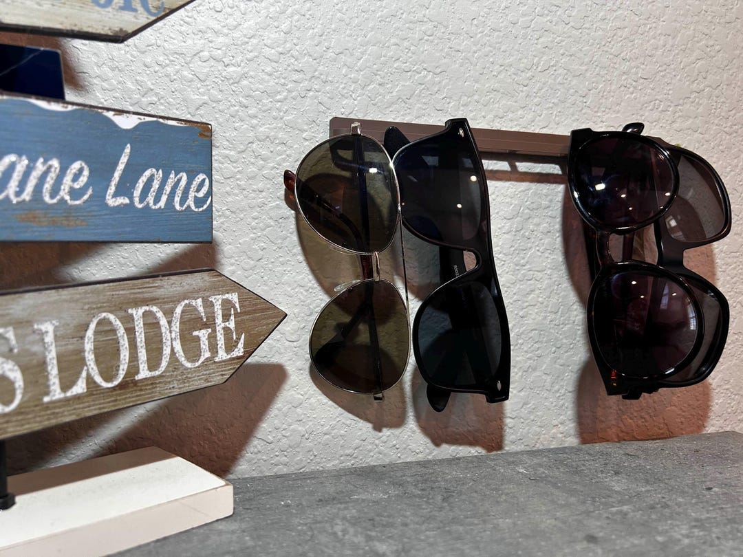 Multiple Car Sunglasses Holder, Wall Mount Sunglass Holder, Sunglass ...