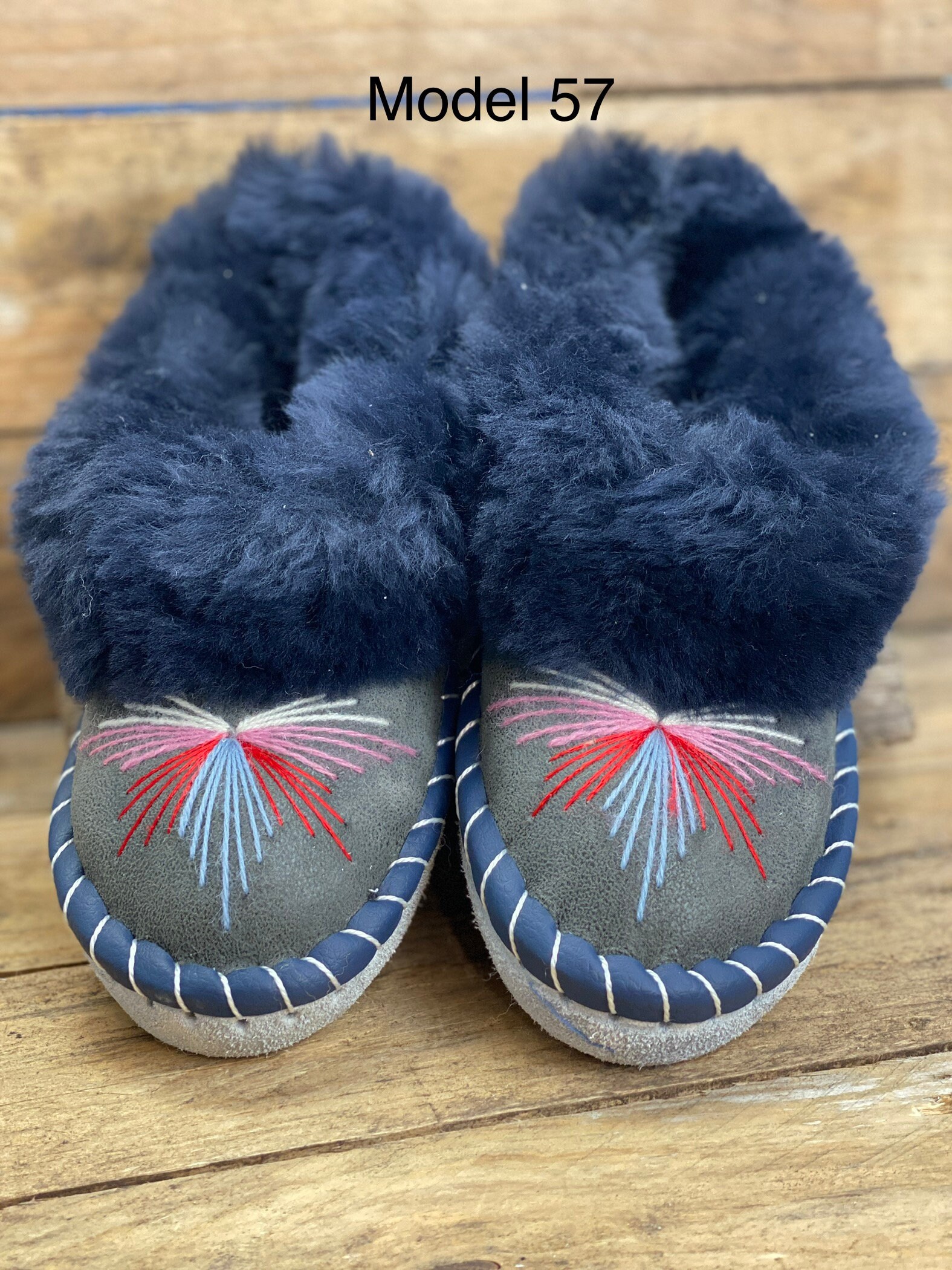 Woolfield Womens Ladies Natural Leather Sheepskin Slippers | Etsy