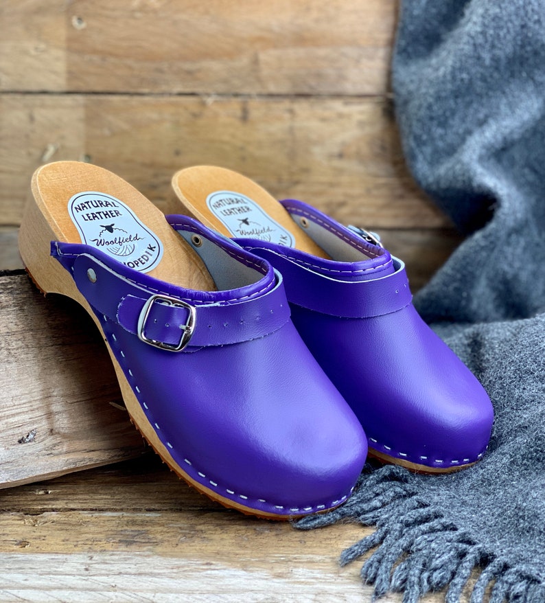 Swedish Clogs Moccasins Wooden Clogs Women Clogs Leather Clogs - Etsy