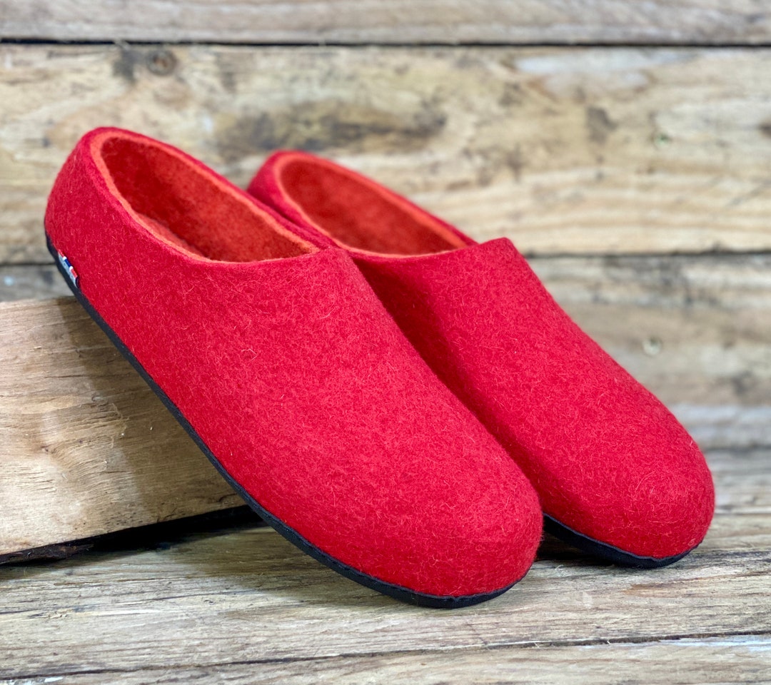 Natural Norwegian Design Ladies 100% Merino Wool Women's Slippers Boots ...