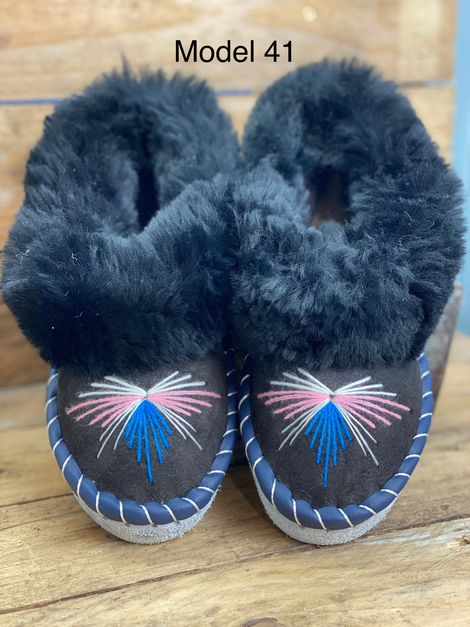 Woolfield Womens Ladies Natural Leather Sheepskin Slippers | Etsy