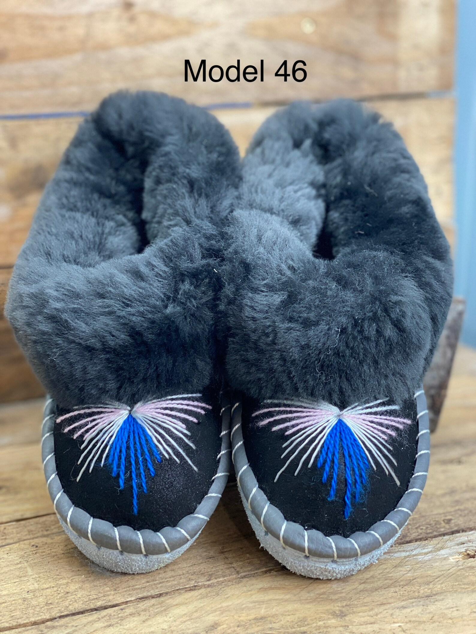 Woolfield Womens Ladies Natural Leather Sheepskin Slippers | Etsy