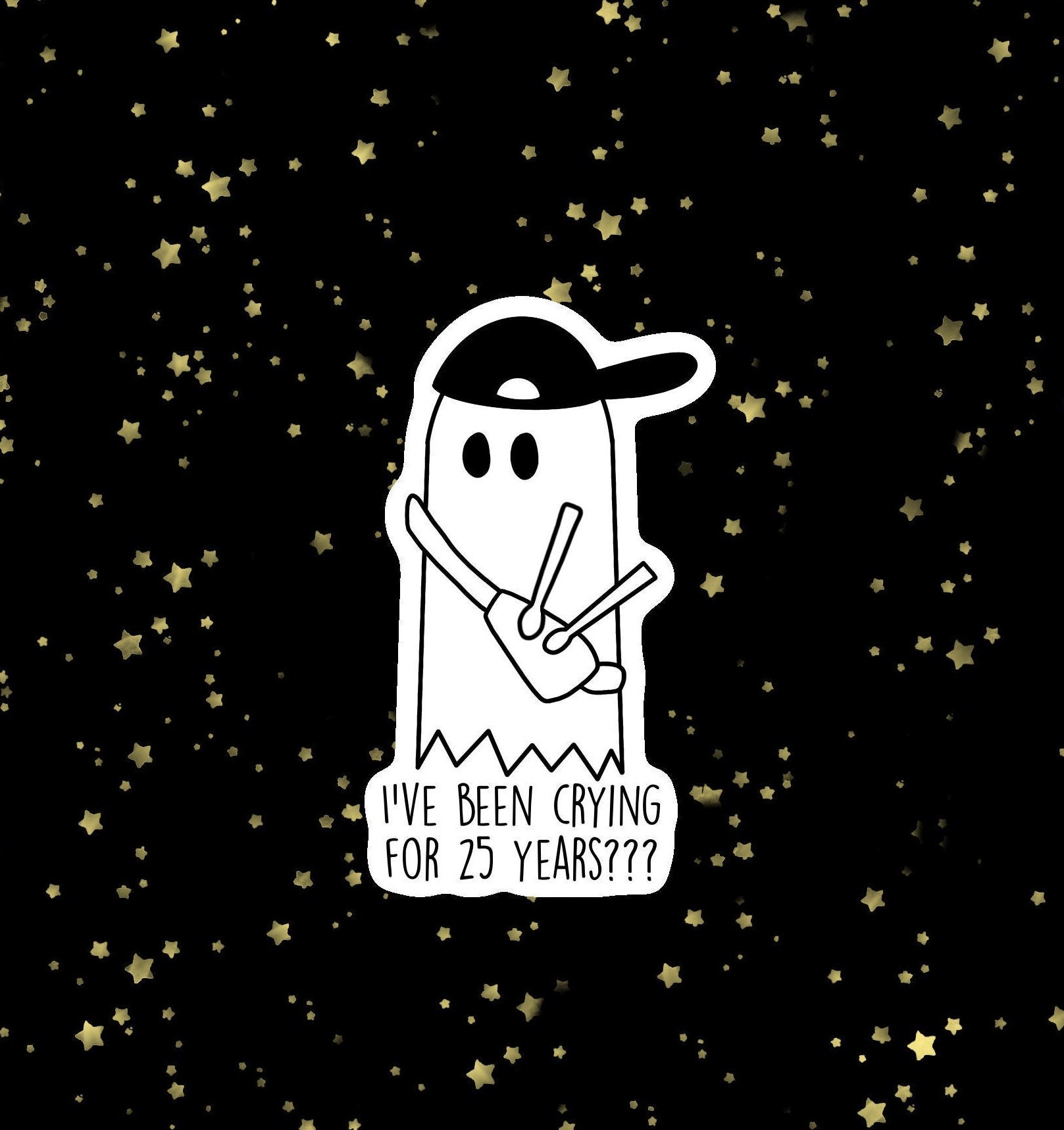 Ghost/phantom Band Die Cut Sticker | JATP Tell Your Friends ...