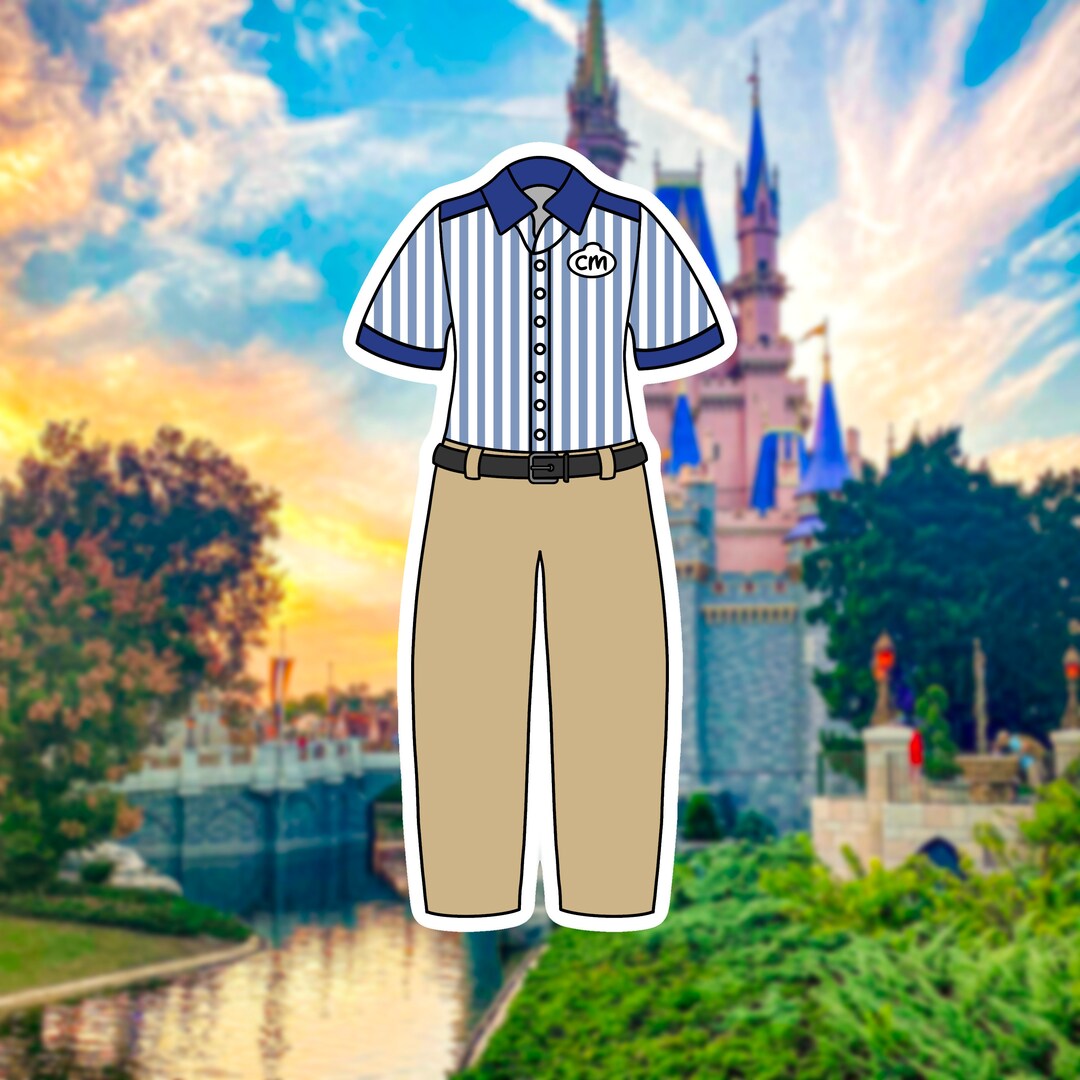 Event Guide Cast Member Costume Sticker | Wdw CM Costumes | Merchandise ...