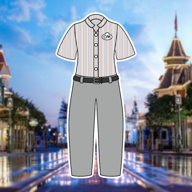 MK Outdoor Vending Cast Member Costume Sticker | Wdw Odv CM Costumes ...