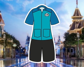 Character Attendant Cast Member Sticker | Wdw CM Costumes | WDW ...
