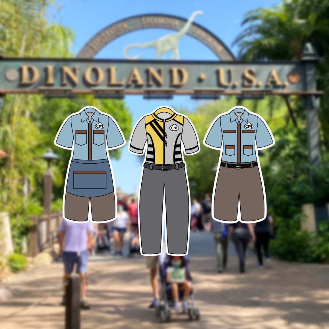 DAK Dinoland USA Cast Member Costume Sticker | Wdw CM Costumes | Wdw ...