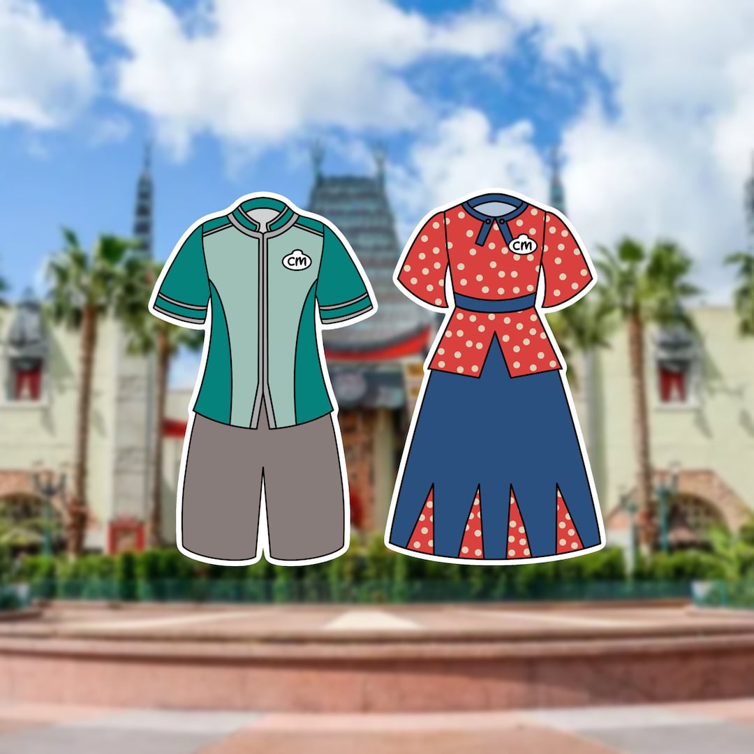 Sunset Boulevard Merchandise/park Greeter Cast Member Costume Sticker ...