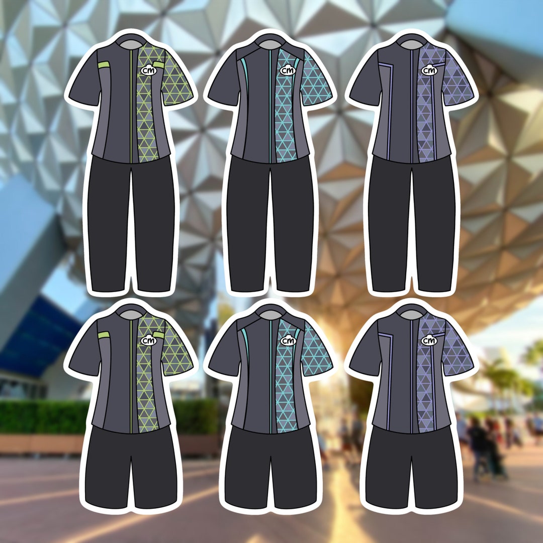 Spaceship Future World Merchandise Cast Member Costume Sticker | Wdw CM ...