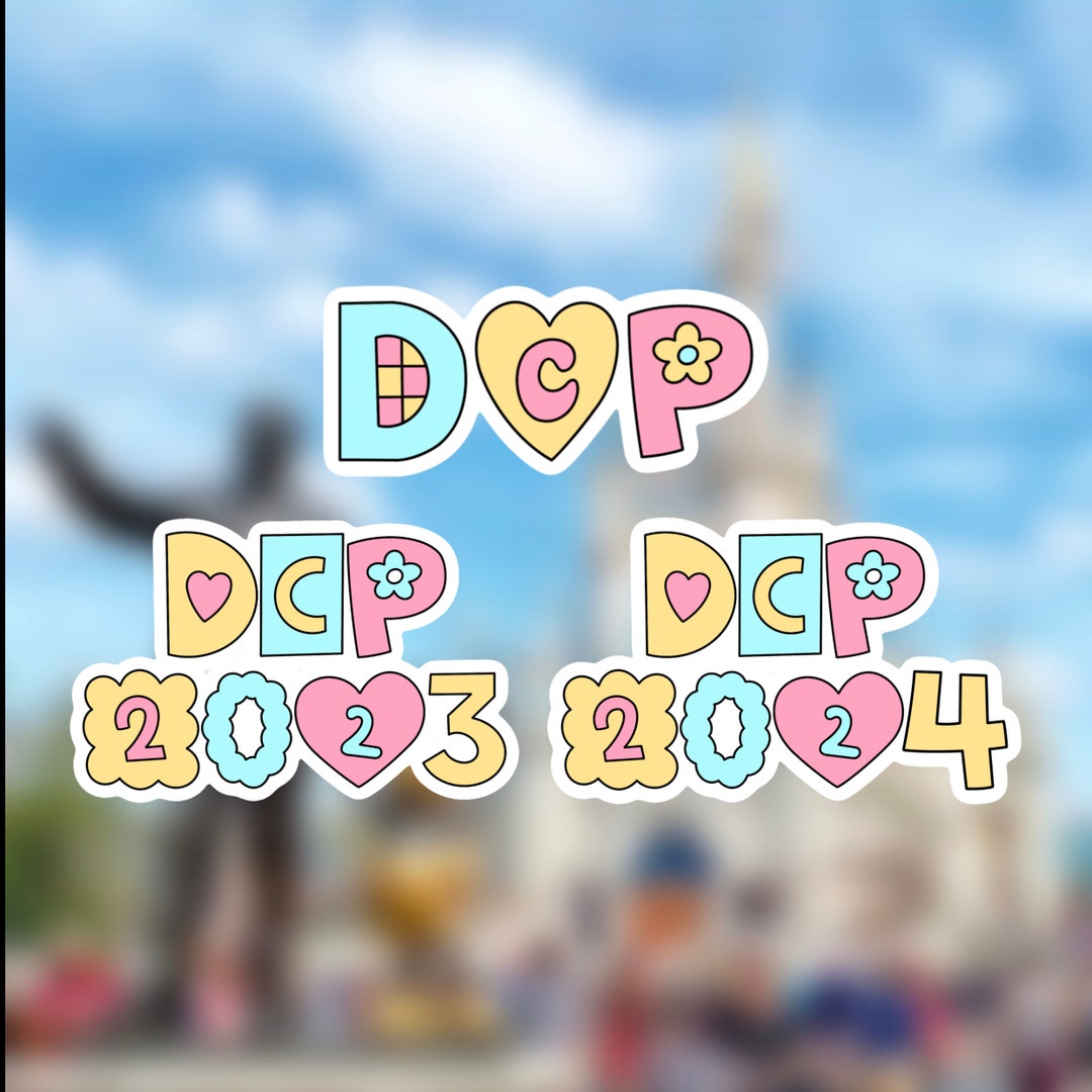 DCP Sticker | Cast Member Die-cut Sticker | Dcp 2024 | Dcp 2023 ...
