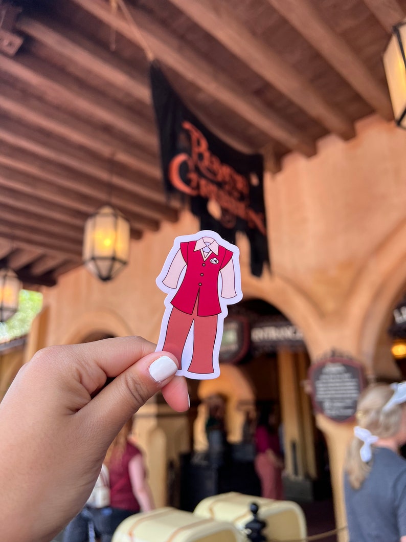 Adventureland Cast Member Costume Sticker | Wdw CM Costumes ...