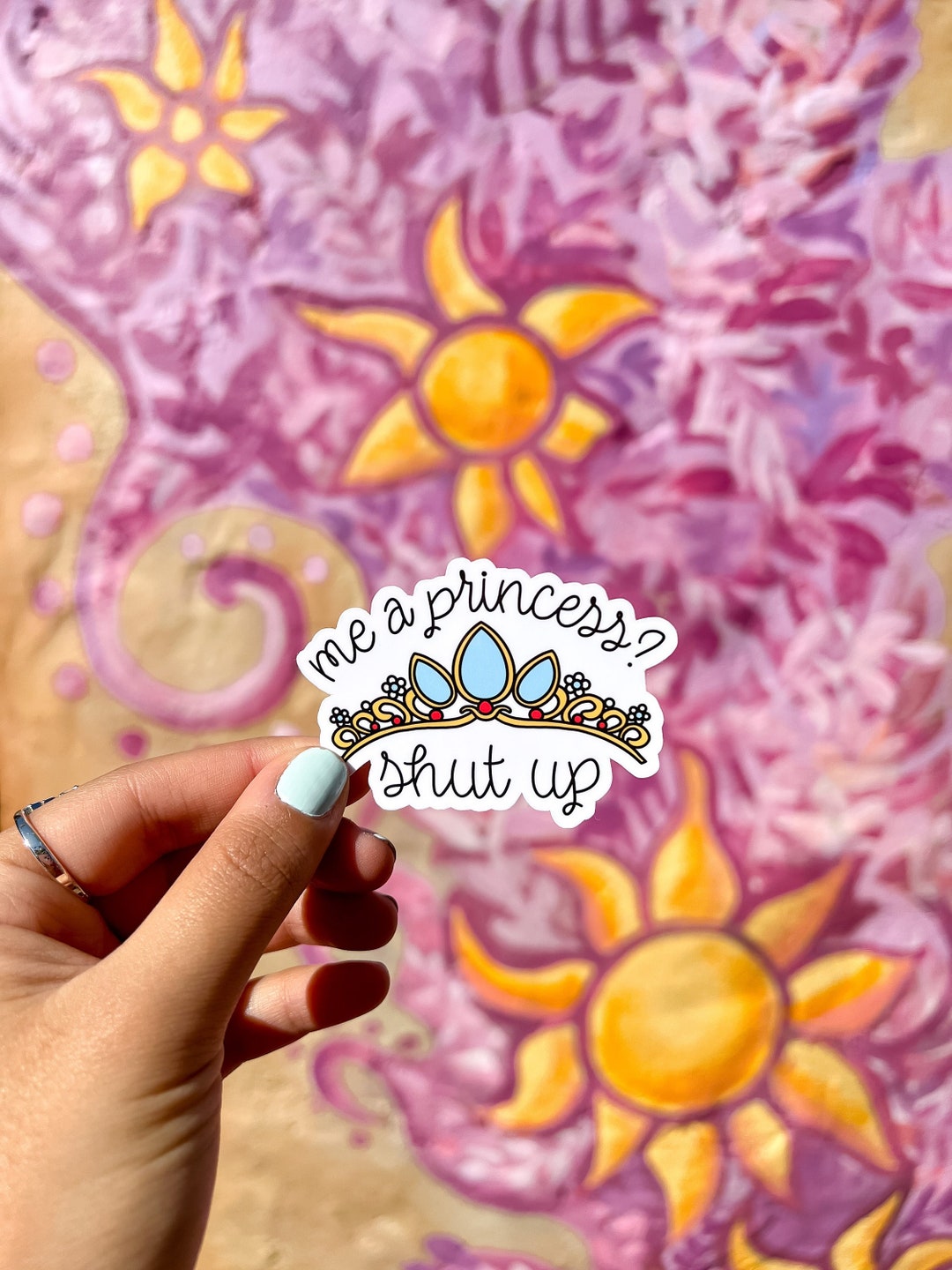 Me a Princess? Die Cut Sticker | Rapunzel Princess Diaries | WDW ...