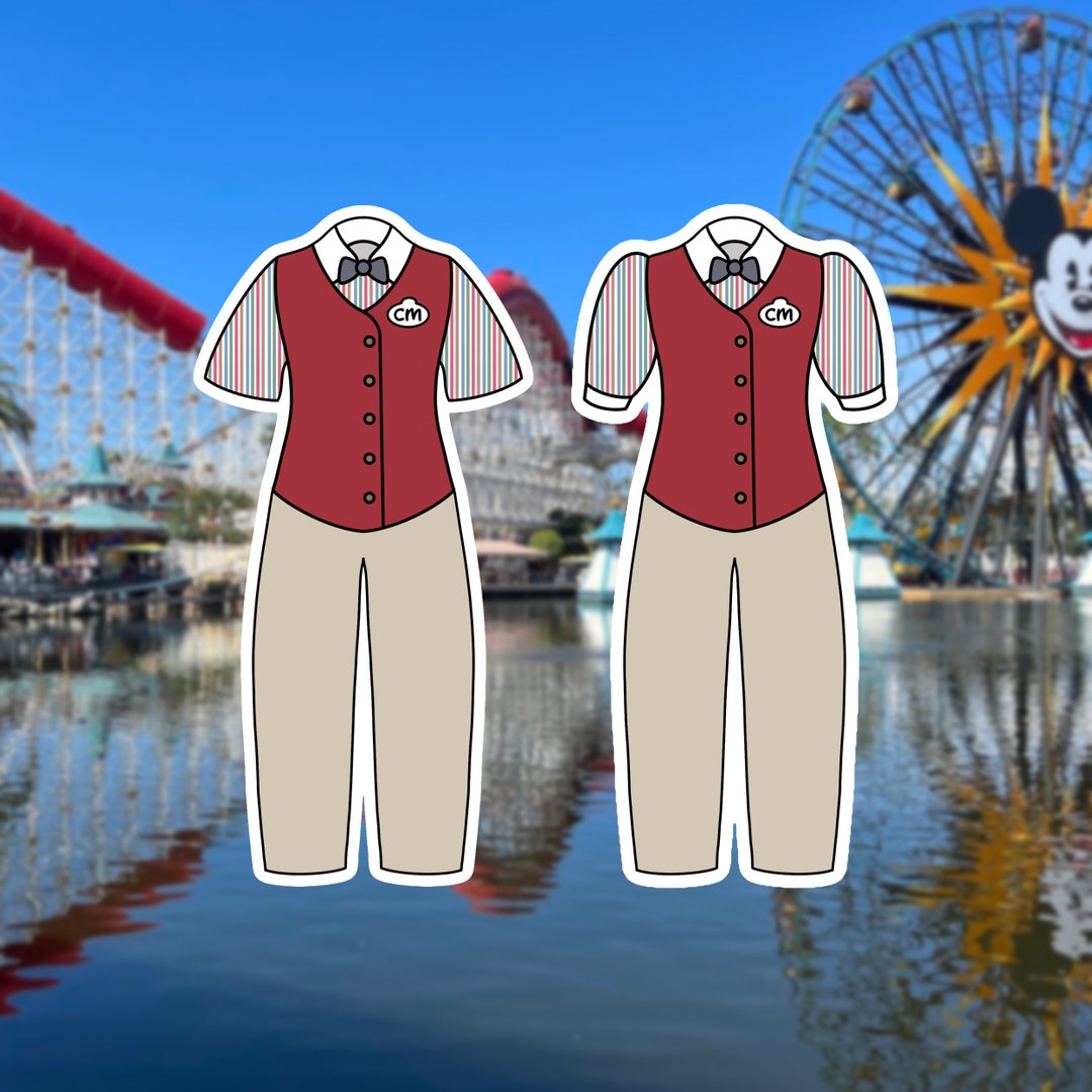 DCA Guest Control Cast Member Costume Sticker | DL CM Costumes | Dlp ...