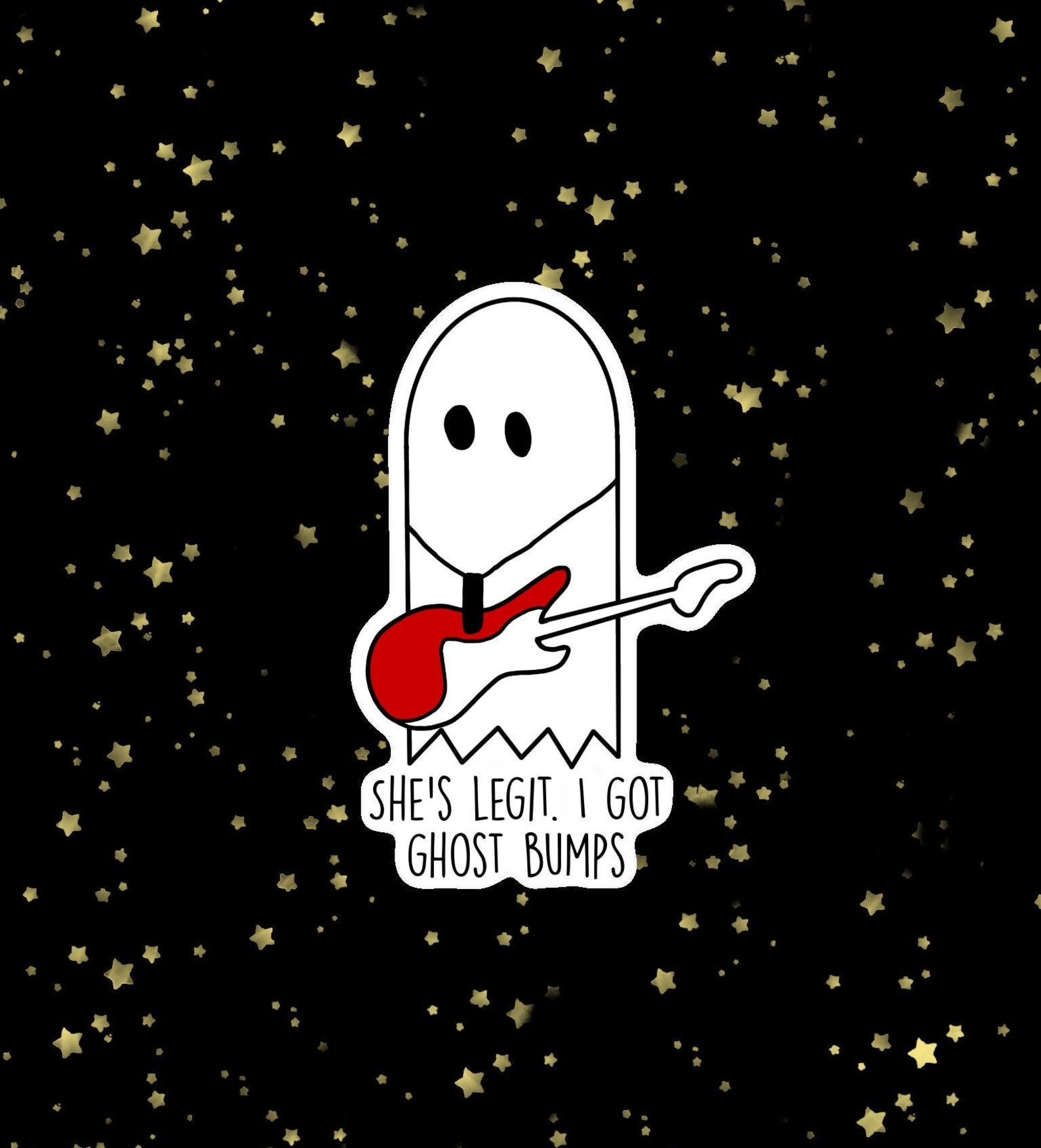 Ghost/phantom Band Die Cut Sticker | JATP Tell Your Friends ...