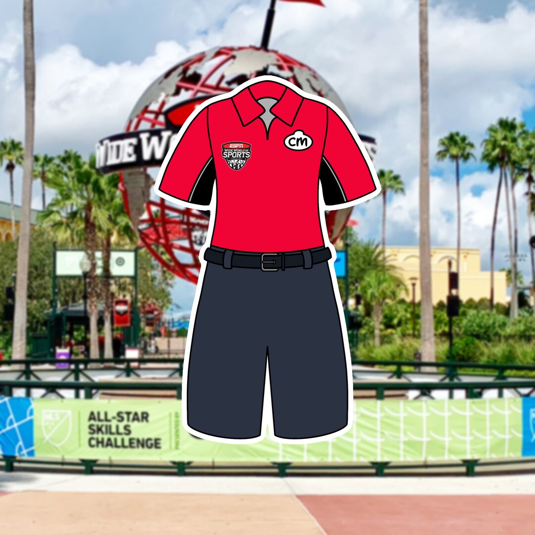 World of Sports Cast Member Costume Sticker | CM Costumes | Wdw ...