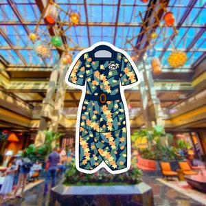 Polynesian Cast Member Costume Sticker | Wdw CM Costumes | Dcp College ...