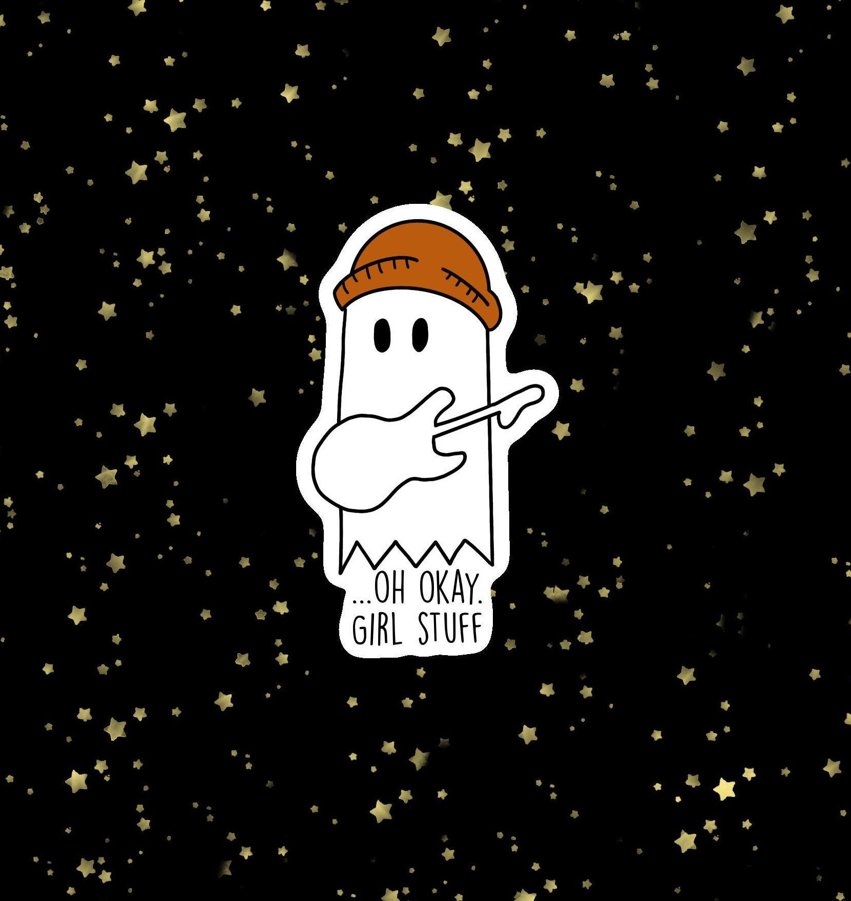 Ghost/phantom Band Die Cut Sticker | JATP Tell Your Friends ...