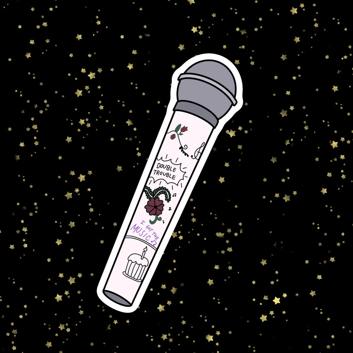 JATP Julie's Microphone Die Cut Sticker JATP Tell Your - Etsy