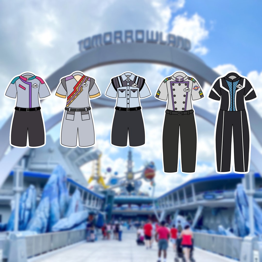 Tomorrowland Cast Member Costume Sticker | Wdw CM Costumes | Wdw ...