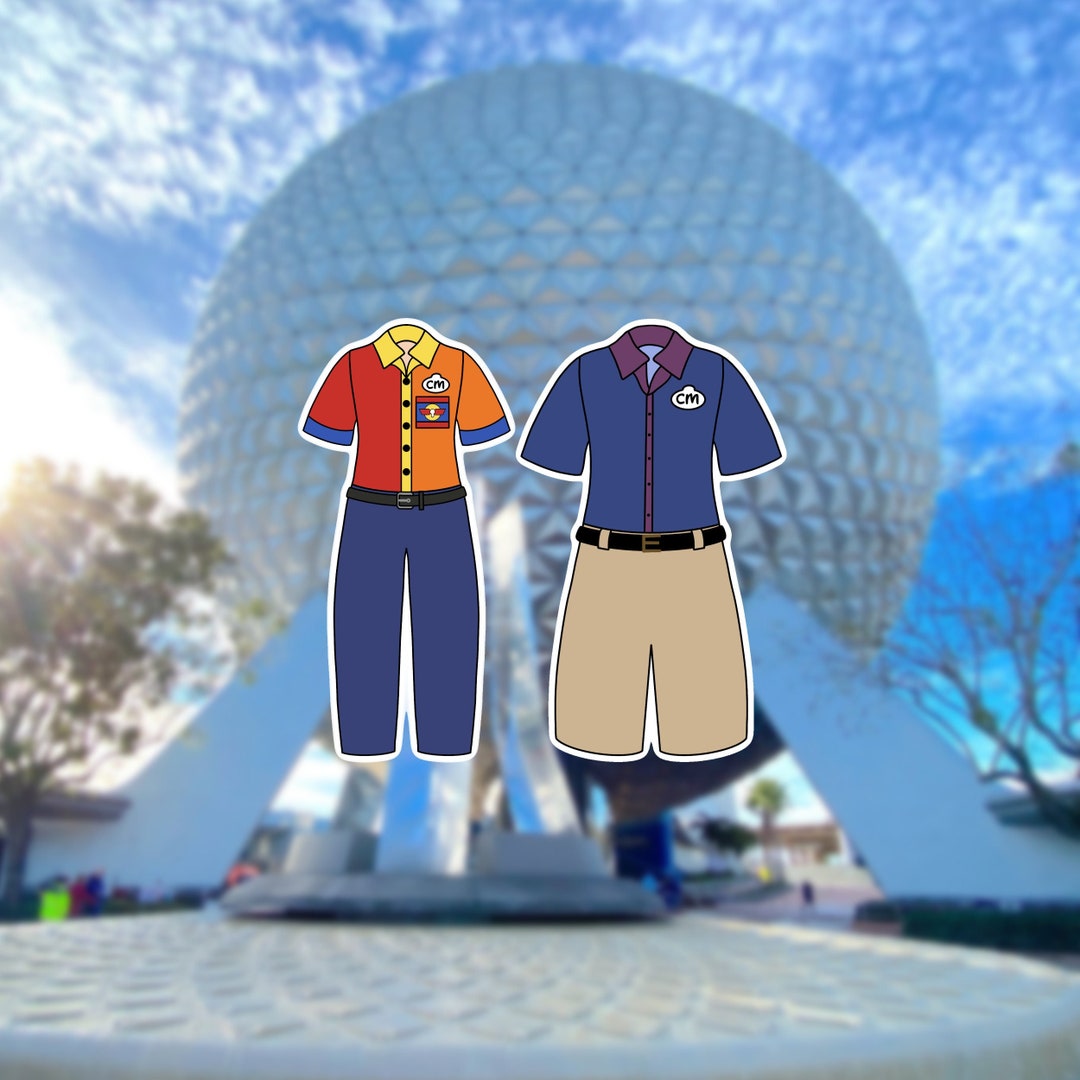 Imagination Pavilion/future World Cast Member Costume Sticker | Wdw CM ...