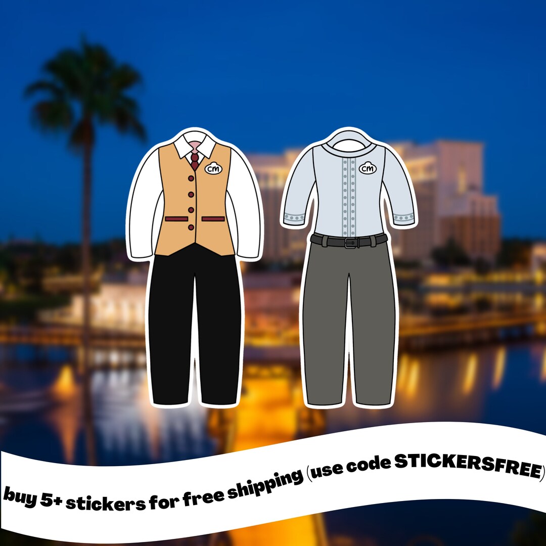 Riviera Cast Member Costume Sticker | CM Costumes | Wdw Merchandise ...