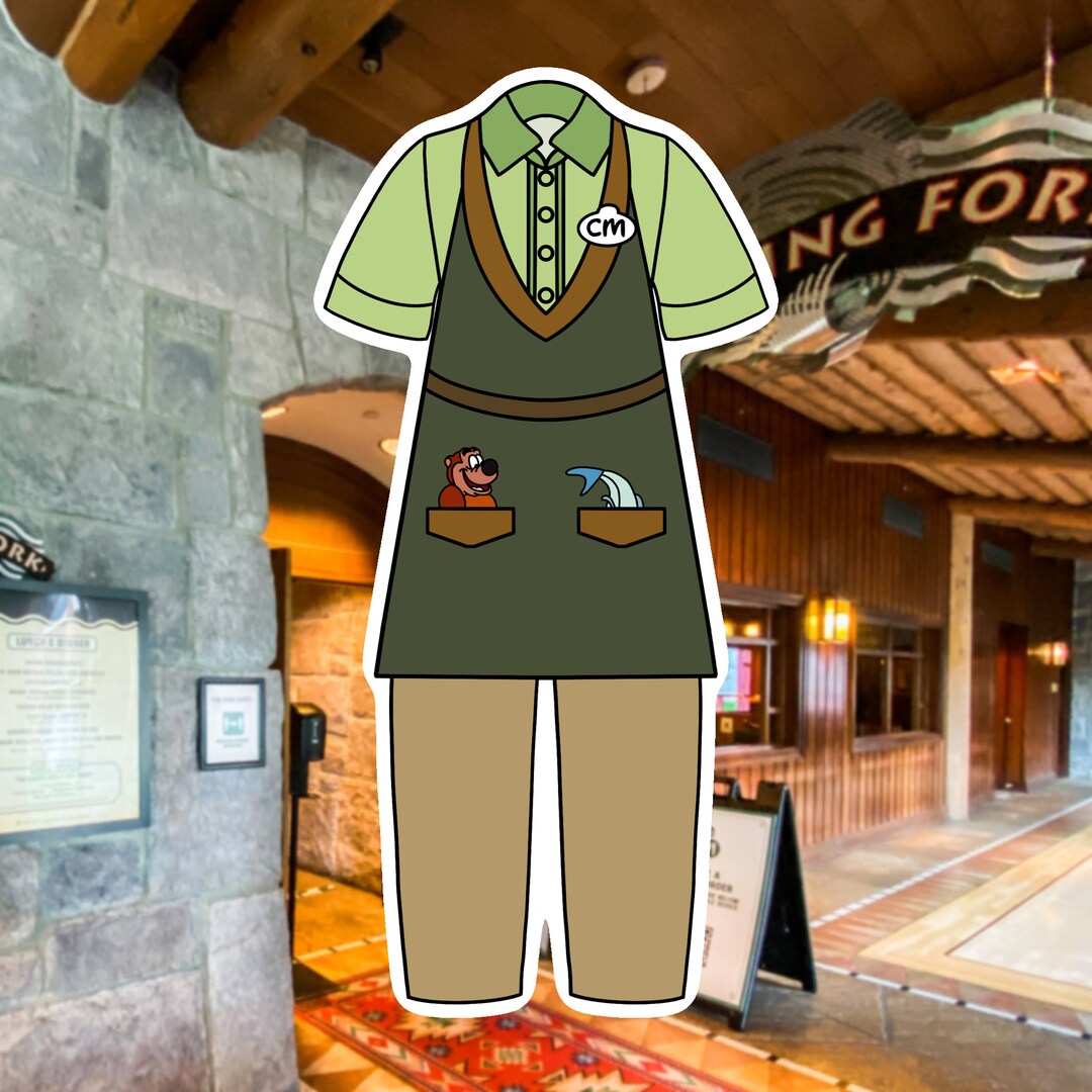 Wilderness Cast Member Costume Sticker Wdw CM Costumes Dcp - Etsy