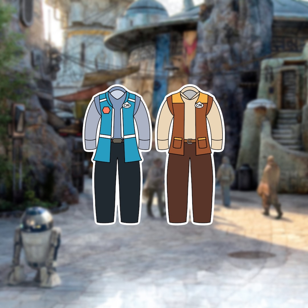 Galaxy Attractions Cast Member Costume Sticker | Wdw CM Costumes | Wdw ...