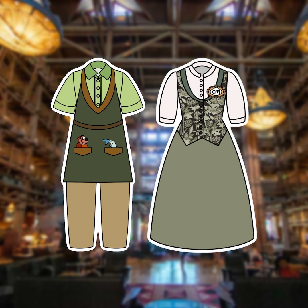 Wilderness Cast Member Costume Sticker | Wdw CM Costumes | Dcp College ...