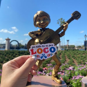 Un Poco Loco Die Cut Sticker | Weatherproof Laptop or Water Bottle ...