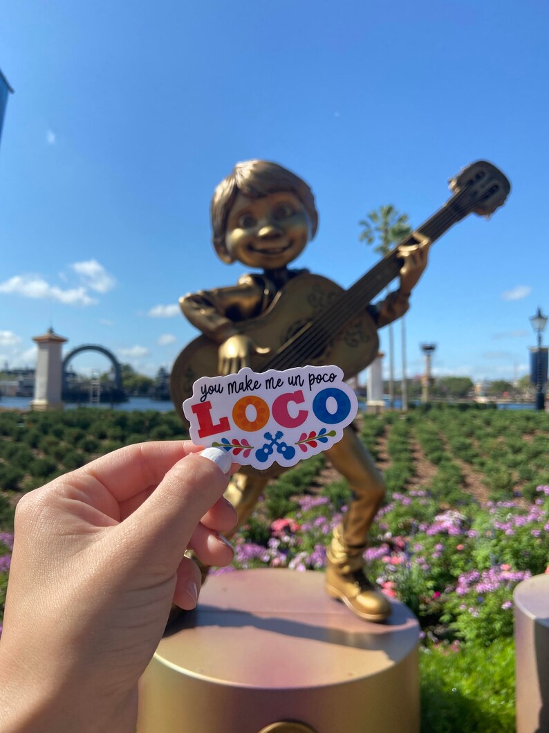 Un Poco Loco Die Cut Sticker Weatherproof Laptop or Water - Etsy