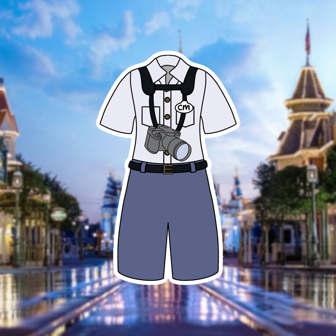 Old Photopass Cast Member Costume Sticker | Wdw CM Costumes | Wdw ...
