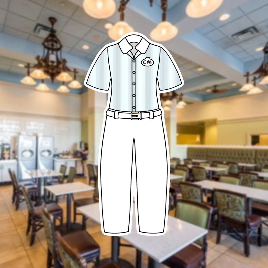 Grand Flo Resort Cast Member Costume Sticker Wdw CM Costumes - Etsy