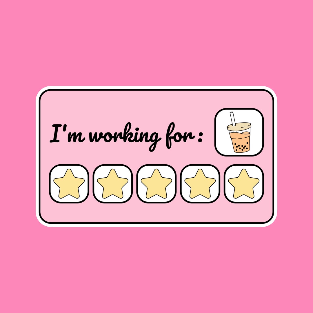 I'm Working for Boba Glossy Sticker Sign Language Funny Speech Language ...