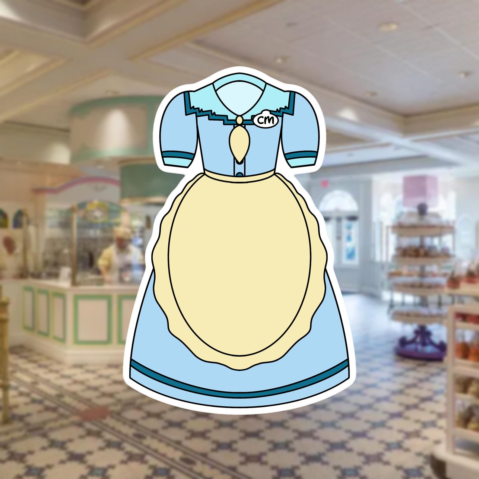 NEW Confectionary Cast Member Costume Sticker | Wdw CM Costumes | Wdw ...
