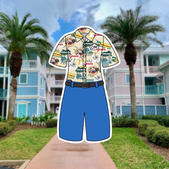 Old Key West Resort Cast Member Costume Sticker CM Costumes - Etsy