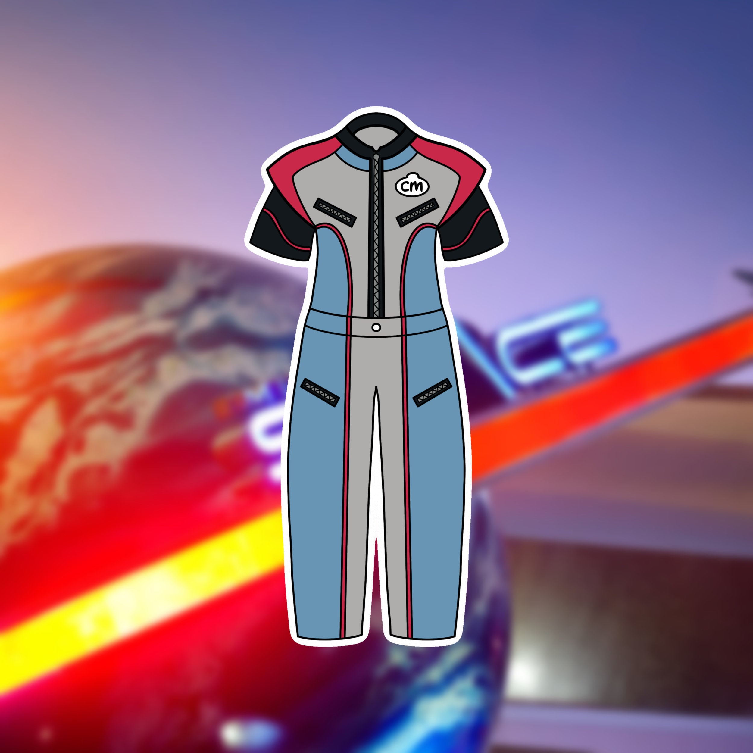 Mission Future World Attraction Cast Member Costume Sticker | Wdw CM ...