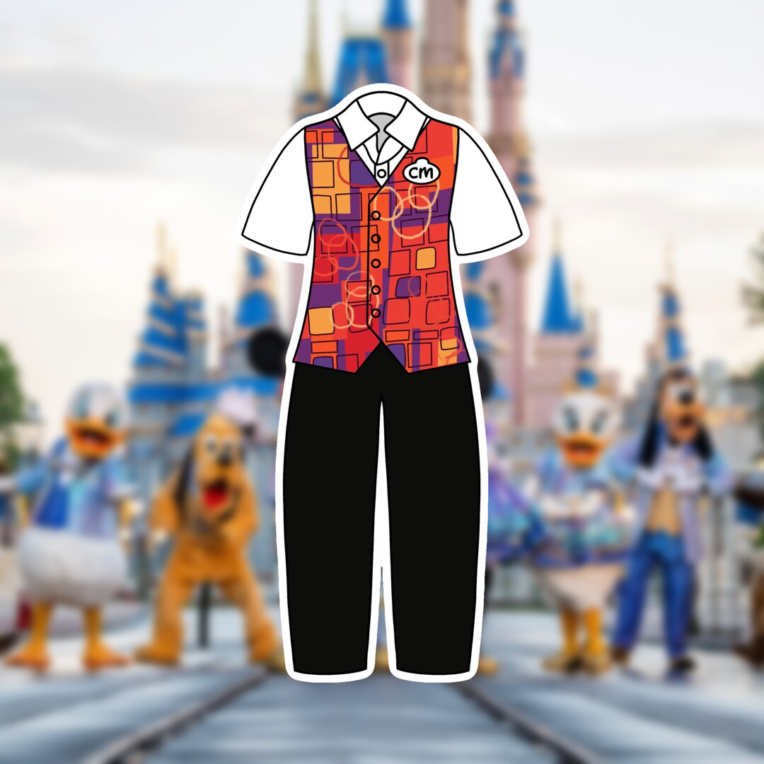 Vacation Planner Cast Member Costume Sticker | Wdw CM Costumes ...