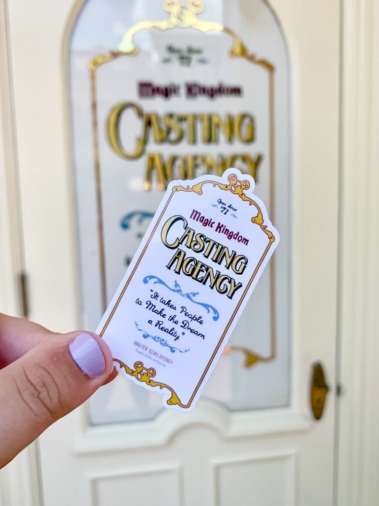 Casting Agency Door Die Cut Sticker Weatherproof Laptop & - Etsy