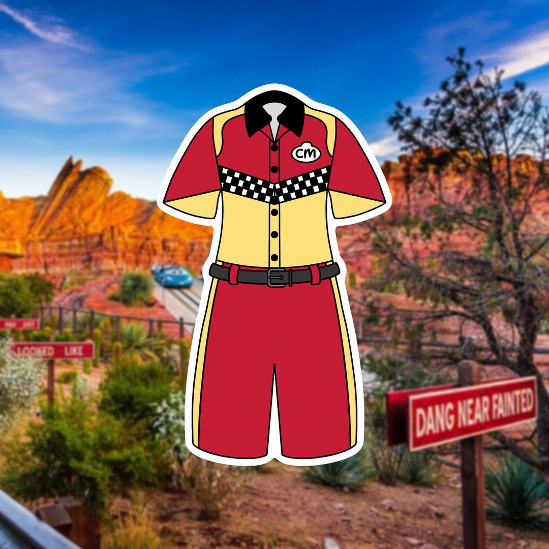 Radiator Springs Cast Member Costume Sticker | DL CM Costumes | Dca ...