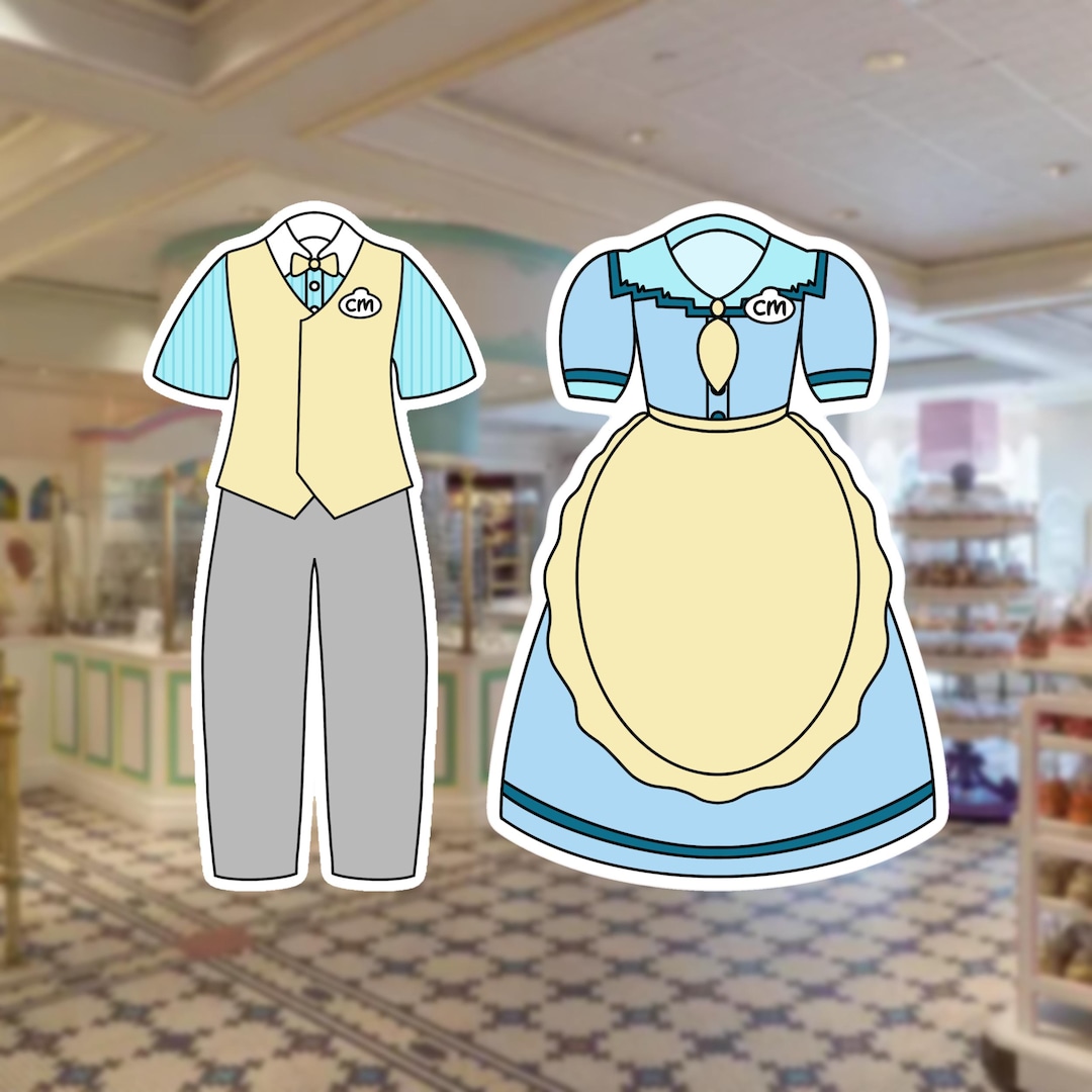 NEW Confectionary Cast Member Costume Sticker | Wdw CM Costumes | Wdw ...