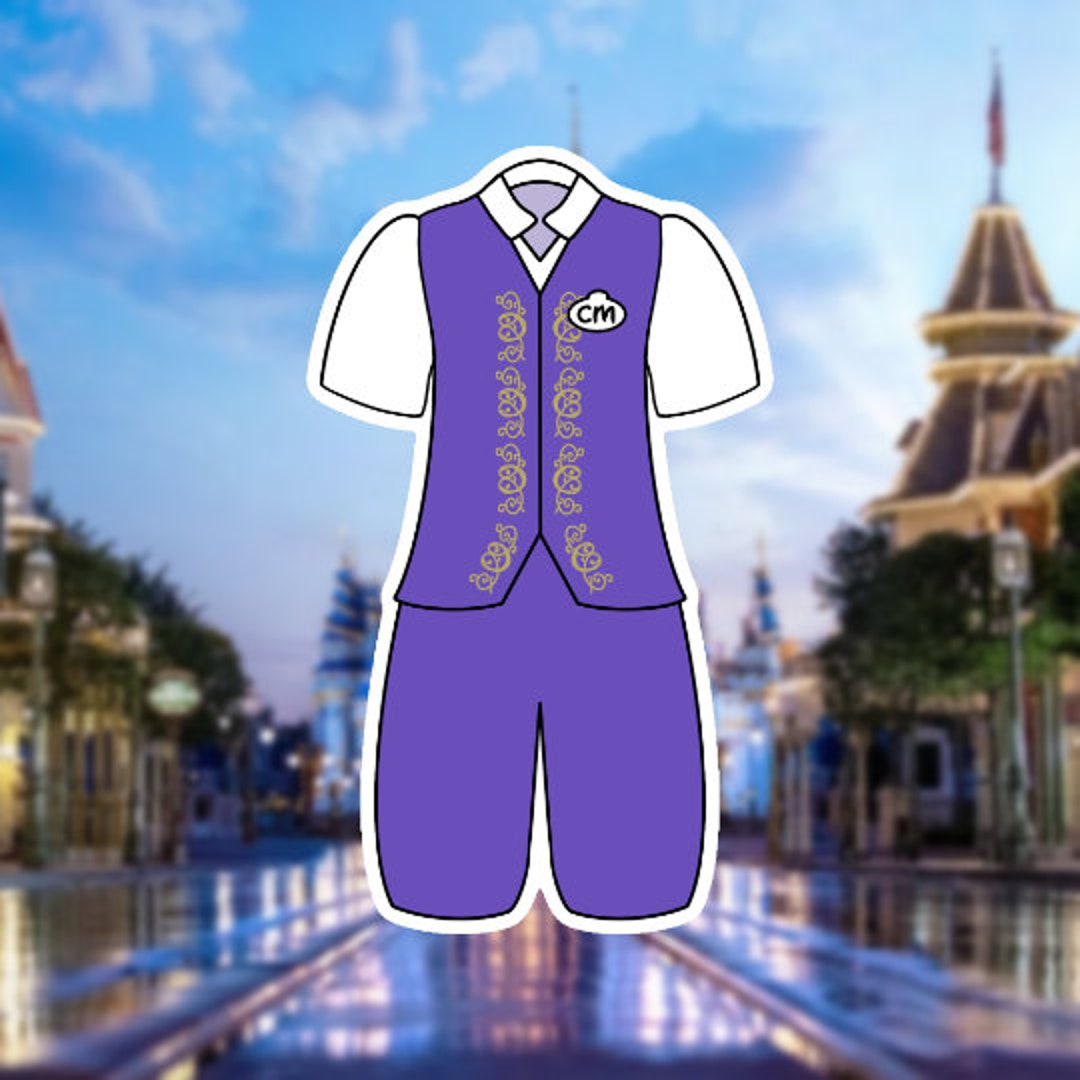 BOG Cast Member Costume Sticker | Wdw CM Costumes | Wdw Restaurants ...